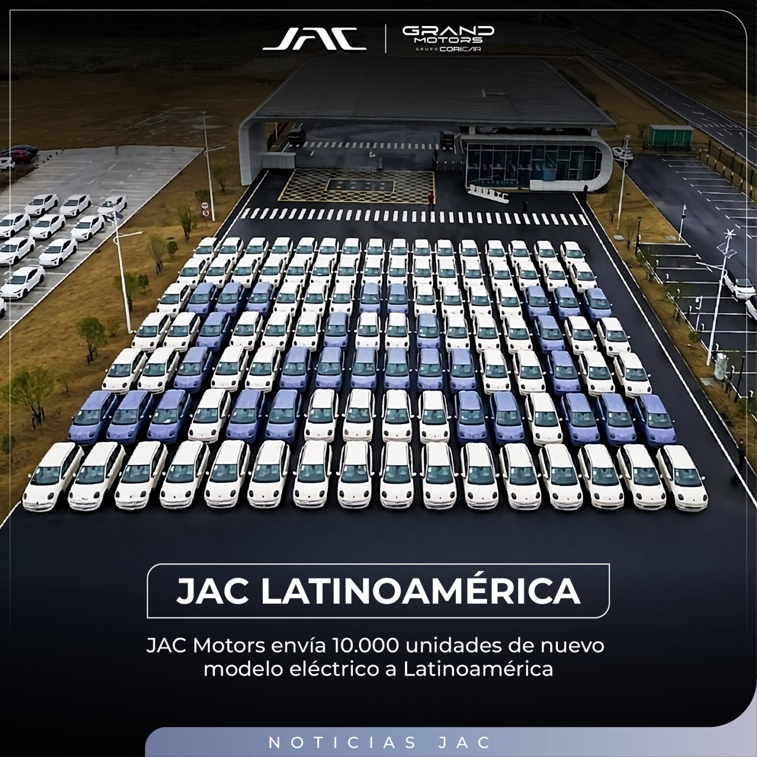 JAC Motors envía 10.000 unidades de nuevo modelo eléctrico a ...